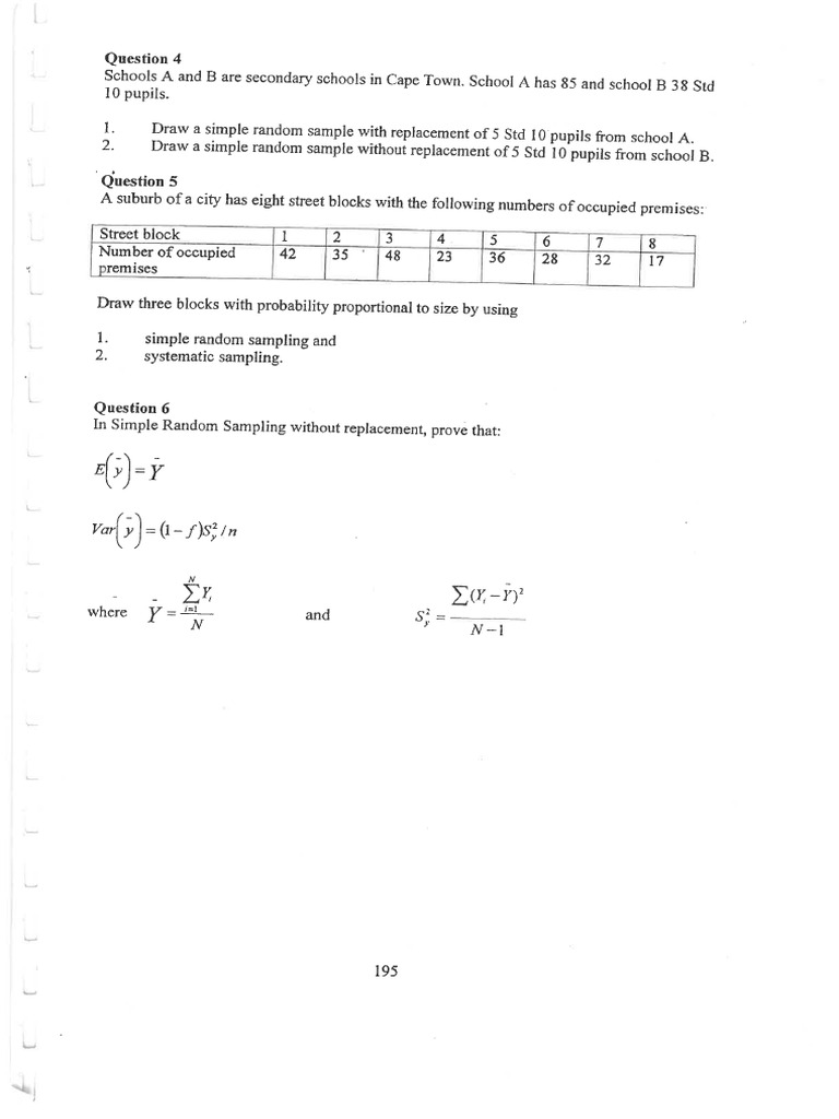 STA121 Notes of Survey Methods Design of the questionnaire | PDF