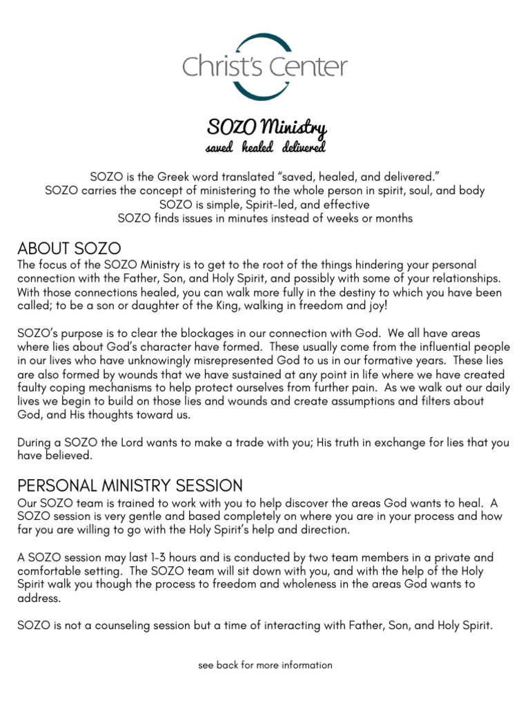 SOZO-App | PDF | God