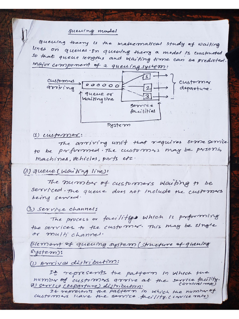 Queuing Model | PDF Queuing Model | PDF