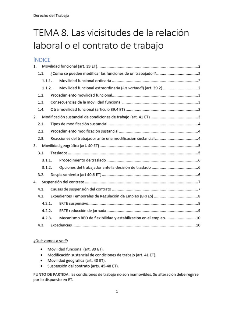 Wuolah Free TEMA 8. Las Vicisitudes de La Relacion Laboral o Contrato de Trabajo ACABADO 2 Gulag ...