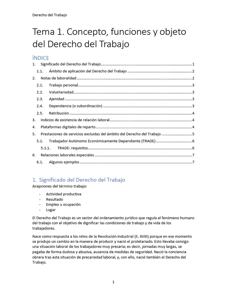 Wuolah Free TEMA 1 Terminado Gulag Free | PDF | Derecho laboral | Salario