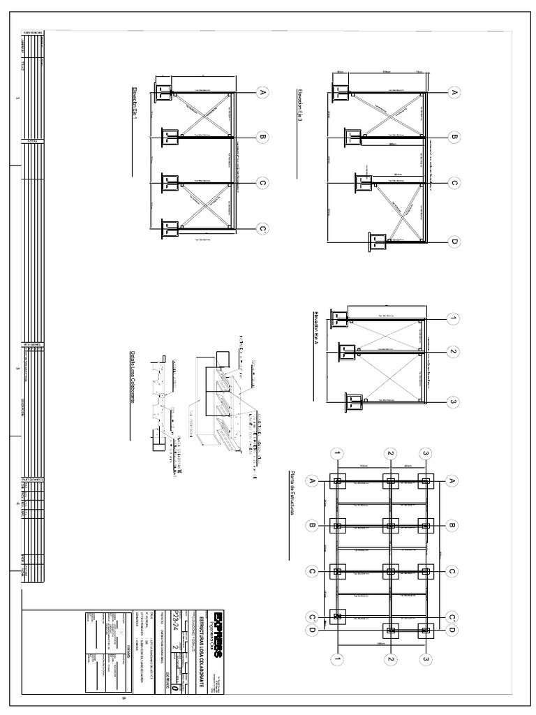 ING-648-24-ELEVACIONES ESTRUCTURAS Y DETALLES | PDF