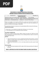 Wound Certificate Format | PDF