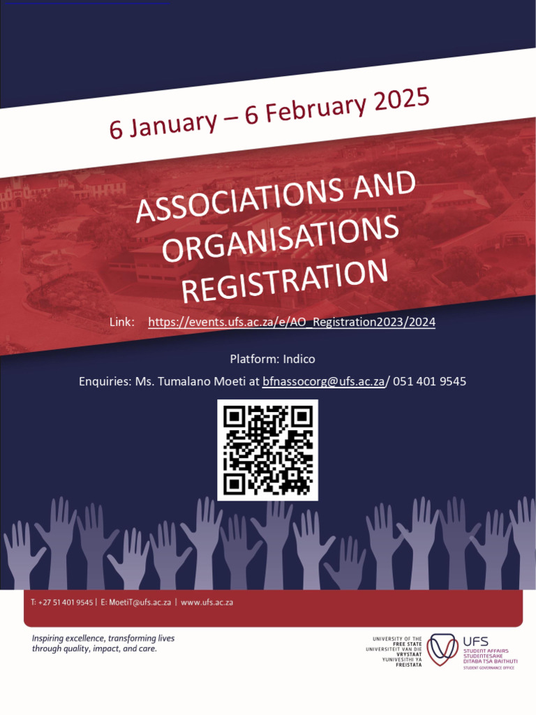 Registration Poster-Associations and Organisations 2024 | PDF