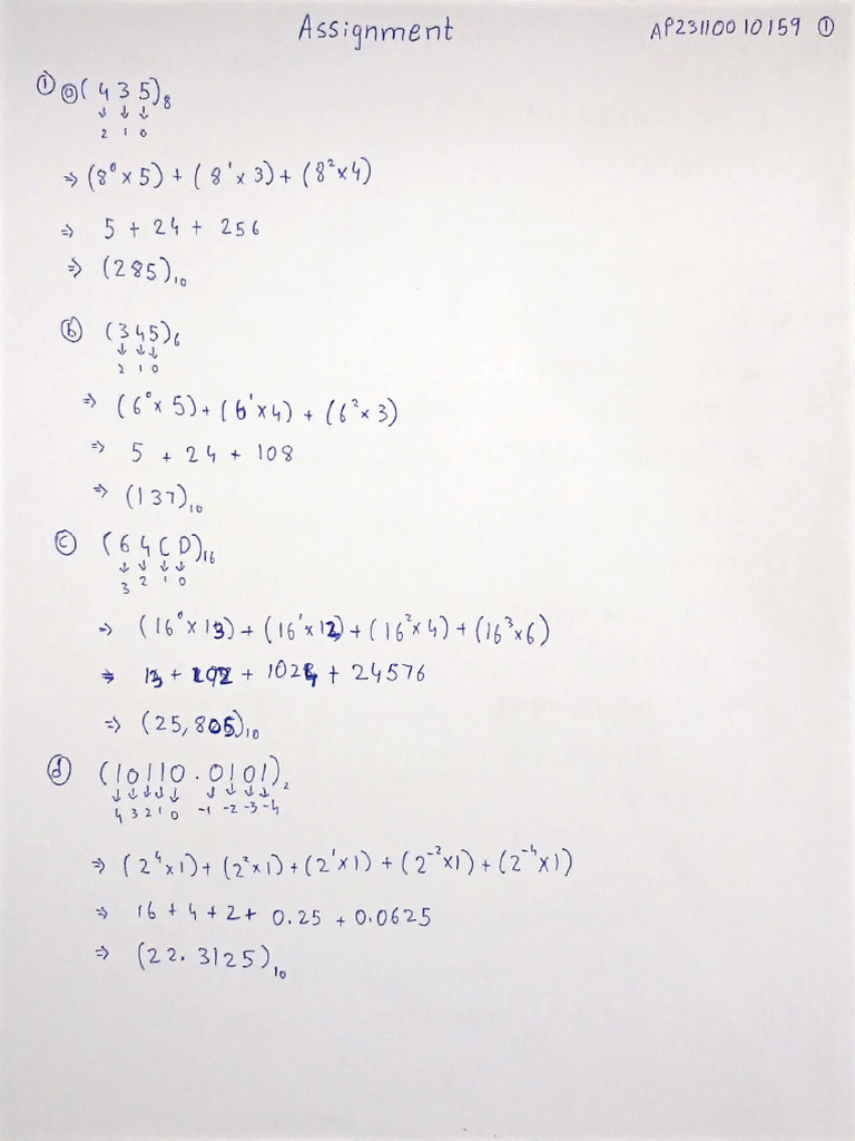 De Assignment 1 | PDF