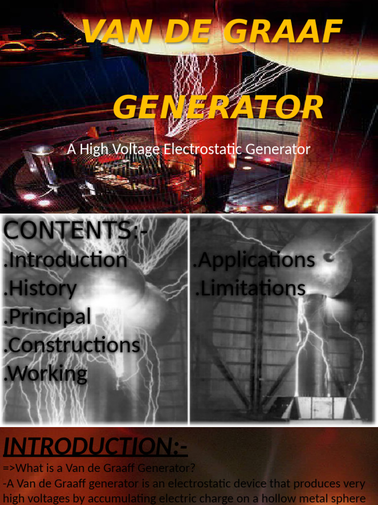 Physics Students' Guide: Van de Graaff | PDF | Electricity ...