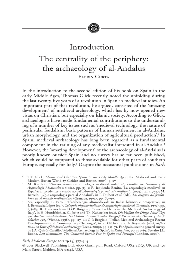 The Centrality of The Periphery The Arch | PDF | Al Andalus | Spain