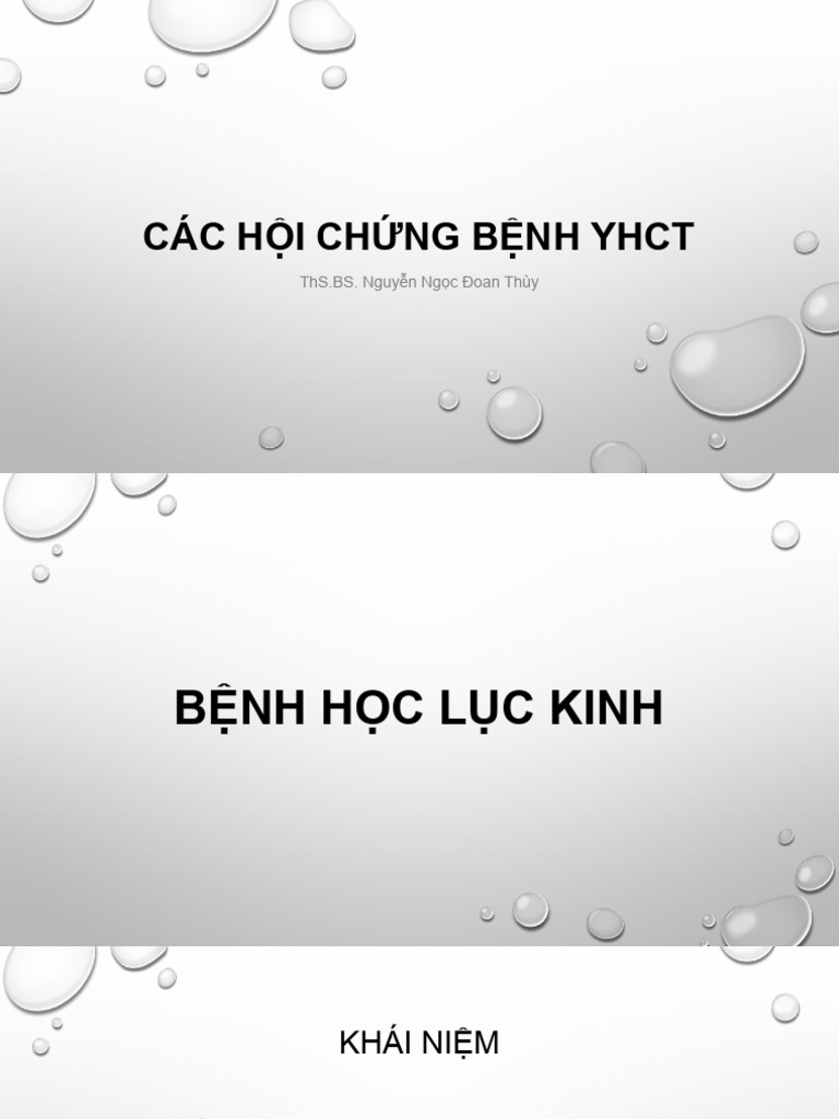 Các Hội Chứng Bệnh YHCT | PDF