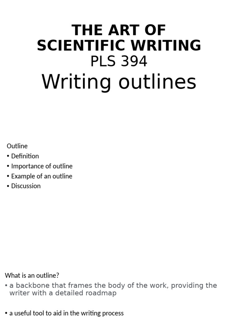 Pls 394 The Art of Scientific Writing | PDF | Writing | Human Communication