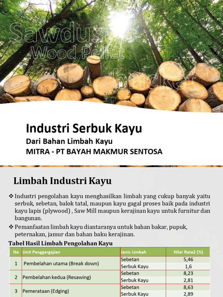 Industri Serbuk Kayu PT - BMS | PDF