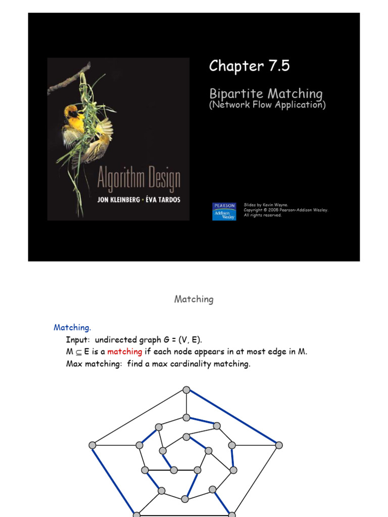7.5 Bipatite Matching | PDF | Combinatorics | Discrete Mathematics