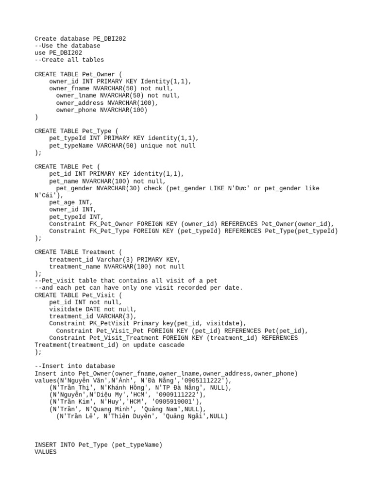 Đề-5 | PDF | Data Management | Sql
