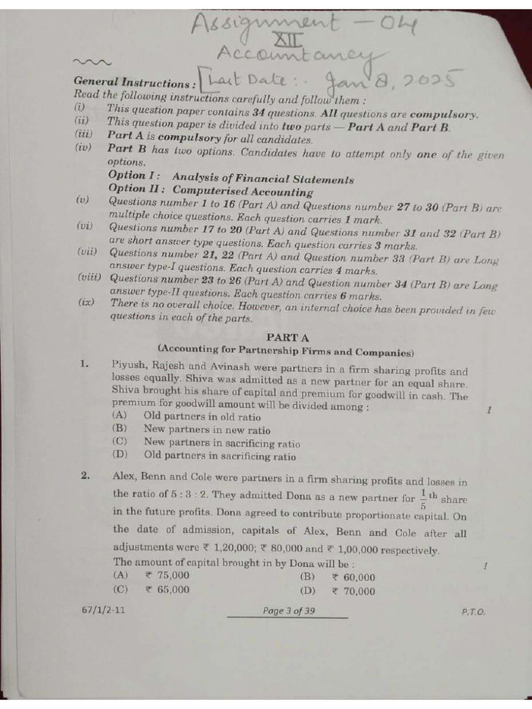 Accountancy Assignment | PDF