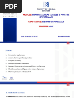 Timeline, History of Pharmacy | PDF | Pharmacy | Medicine