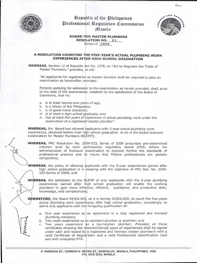Resolution No. 03 S 2009 MP | PDF | Vocational Education