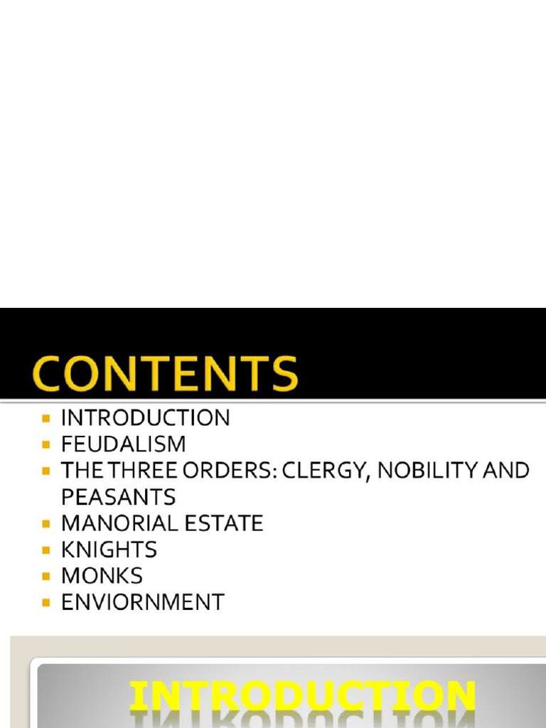 Chapter 6 The Three Orders | PDF