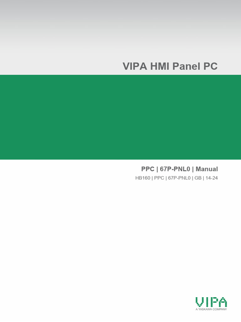 Vipa 67p-Pnl0 Manual | PDF | Usb | Personal Computers