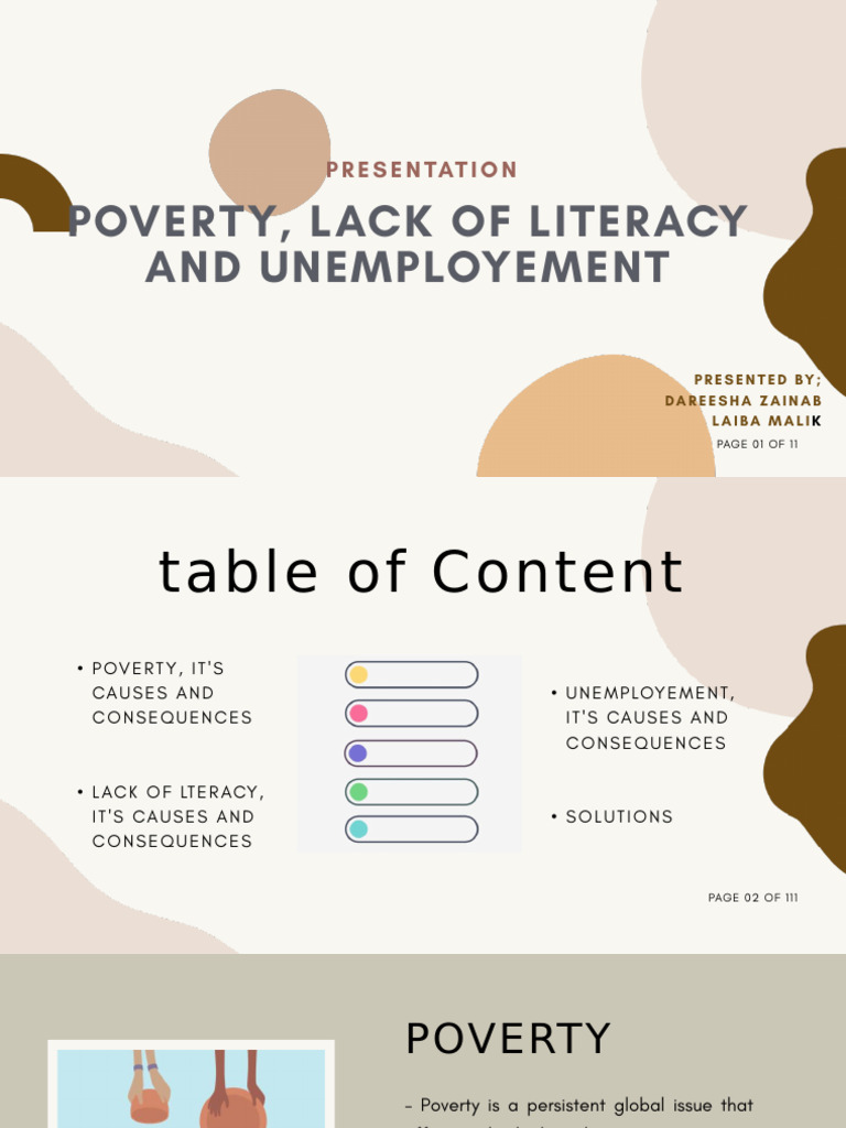 Tackling Poverty and Literacy Gaps | PDF | Poverty | Poverty & Homelessness