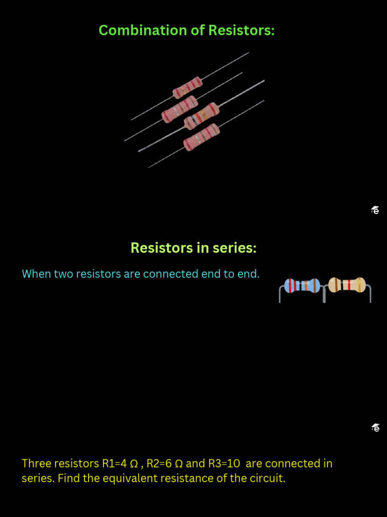 Electricity (3) | PDF | Resistor | Electrical Resistance And Conductance