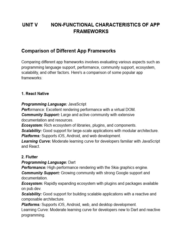 Unit - 5 (Non Functional Characteristics of App Development) | PDF | Debugging | Mobile App