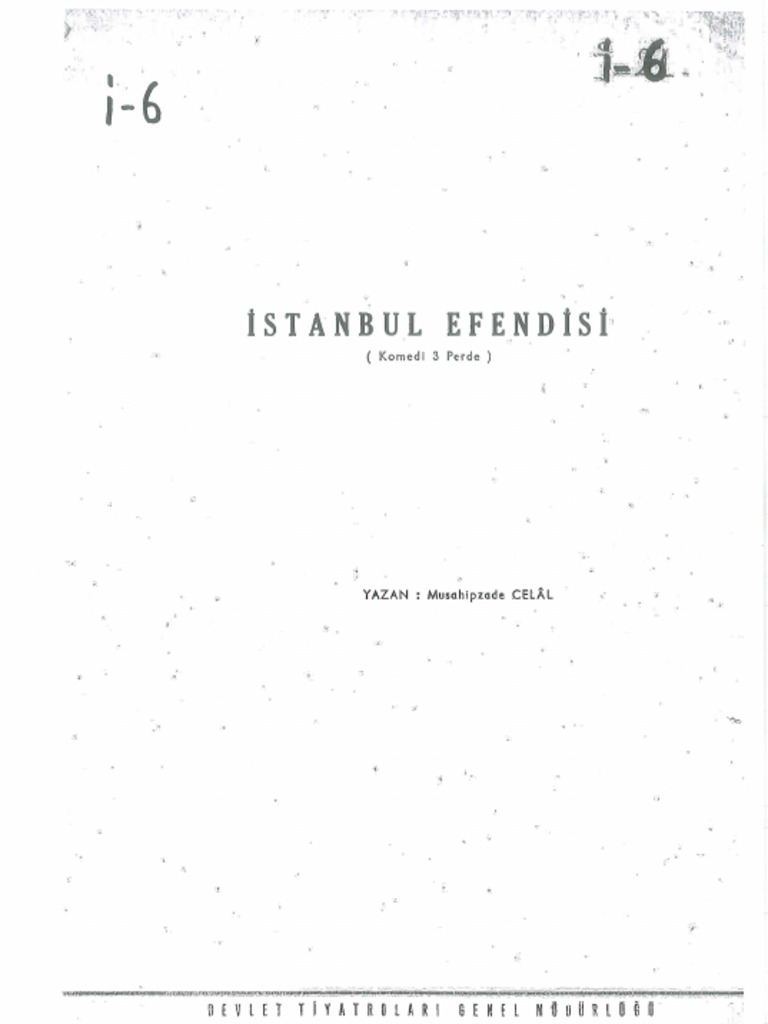68.Musahipzade Celal - İstanbul Efendisi | PDF