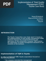 Toyota Implementation of Total Quality Management | PDF | Enterprise ...