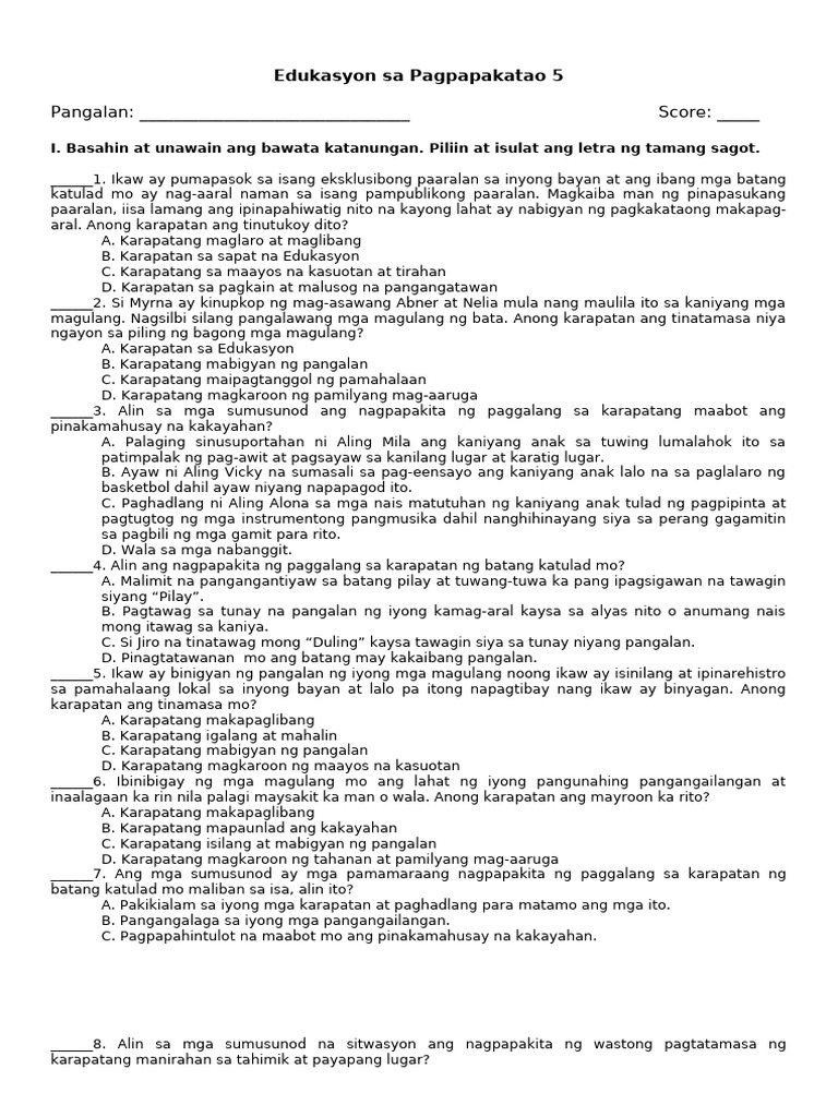 Esp 5 ST4 - Q2 | PDF