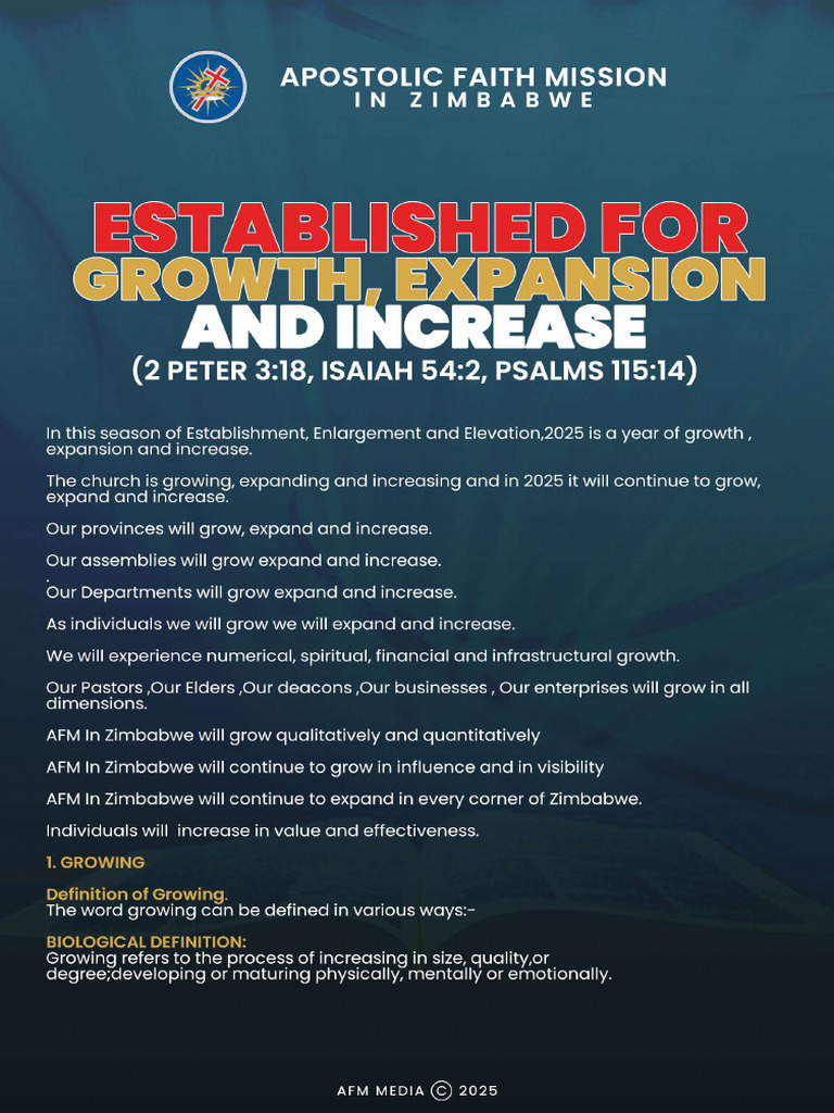 Afm in Zimbabwe 2025 Theme-1 | PDF