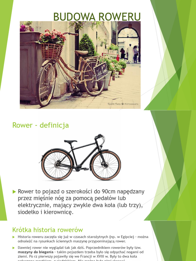 Budowa Roweru I Obowiazkowe Wyposażenie | PDF