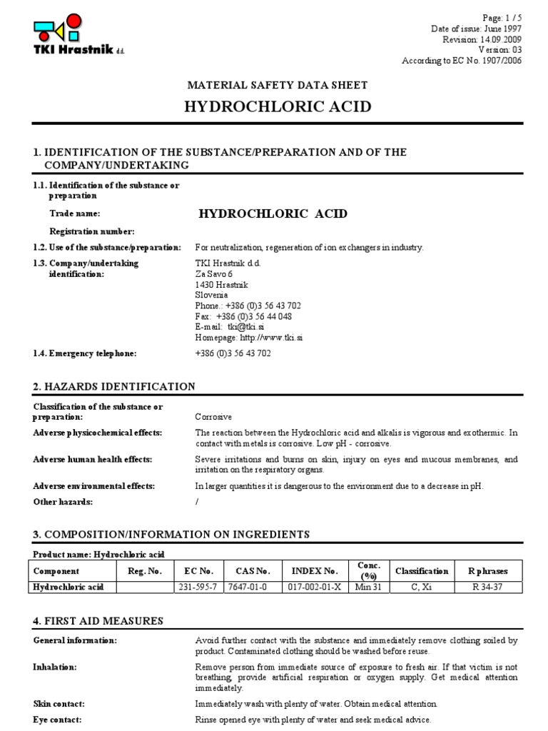 HCL - VL Ver.03 | PDF | Personal Protective Equipment | Water