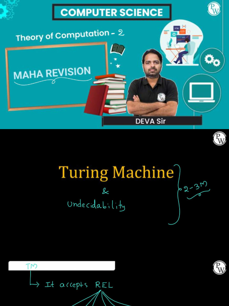MAHA Revision 02 theory of computation | PDF