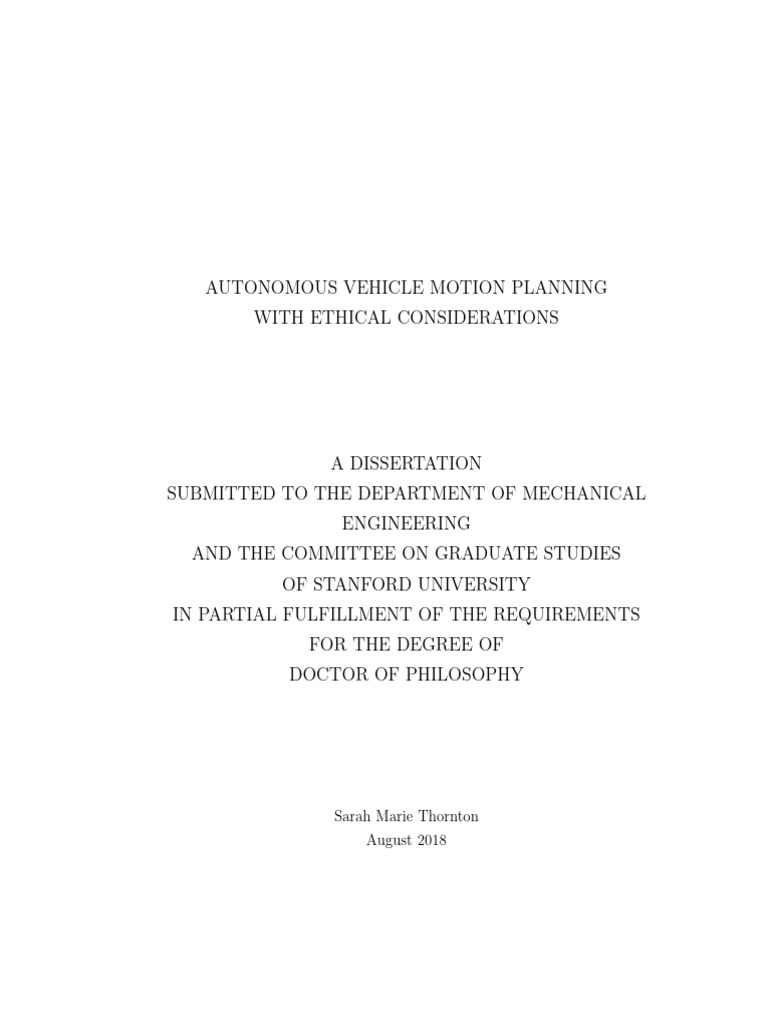 ThorntonSarah Thesis Final-Augmented | PDF | Traffic | Thesis