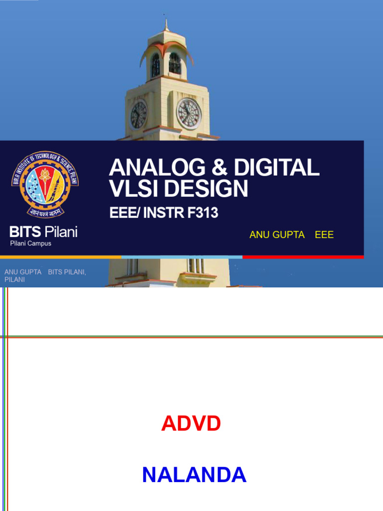 Advd Lecture1_merged - Converted | PDF | System On A Chip | Integrated ...