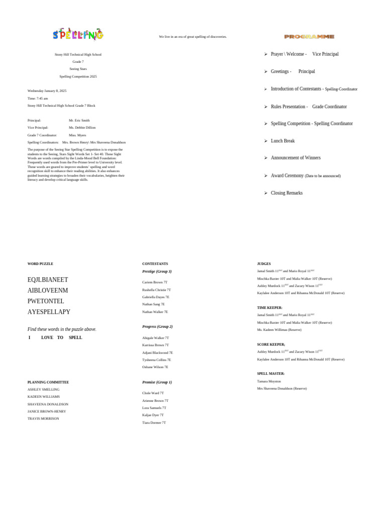 Program | PDF | Learning | Human Communication