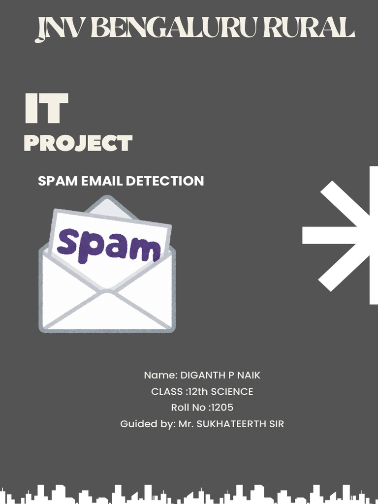 it project | PDF | Email Spam | Graphical User Interfaces