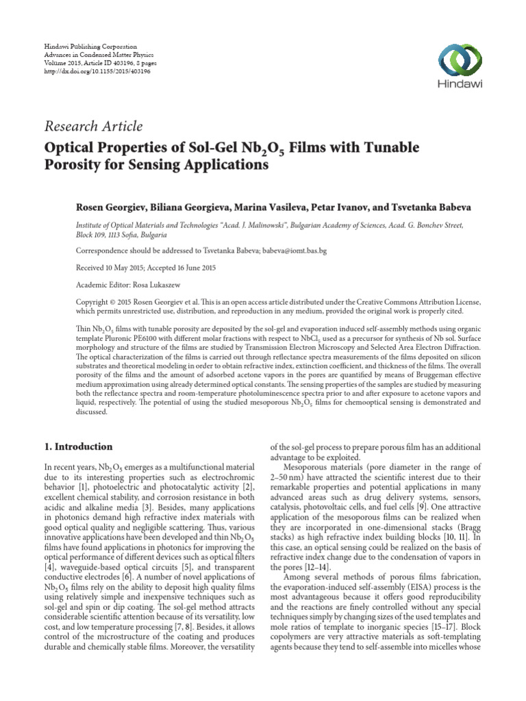 Advances in Condensed Matter Physics - 2015 - Georgiev - Optical ...