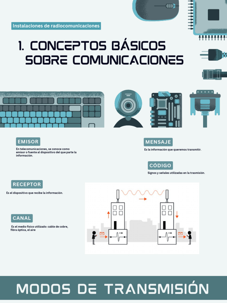 1 Conceptos Basicos de Comunicaciones | PDF