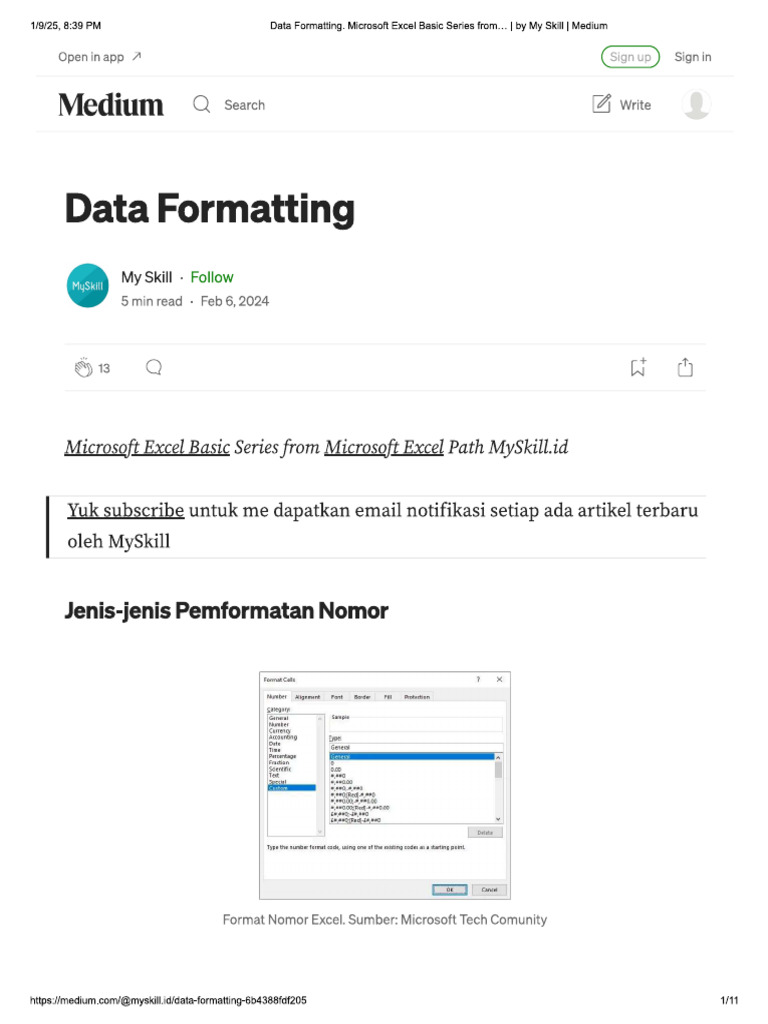 2.1.6 Data Formatting | PDF