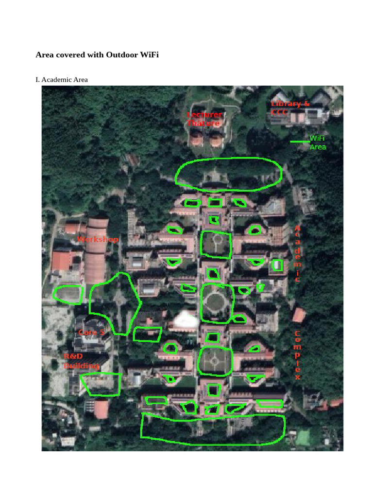 Outdoor WiFi area map | PDF
