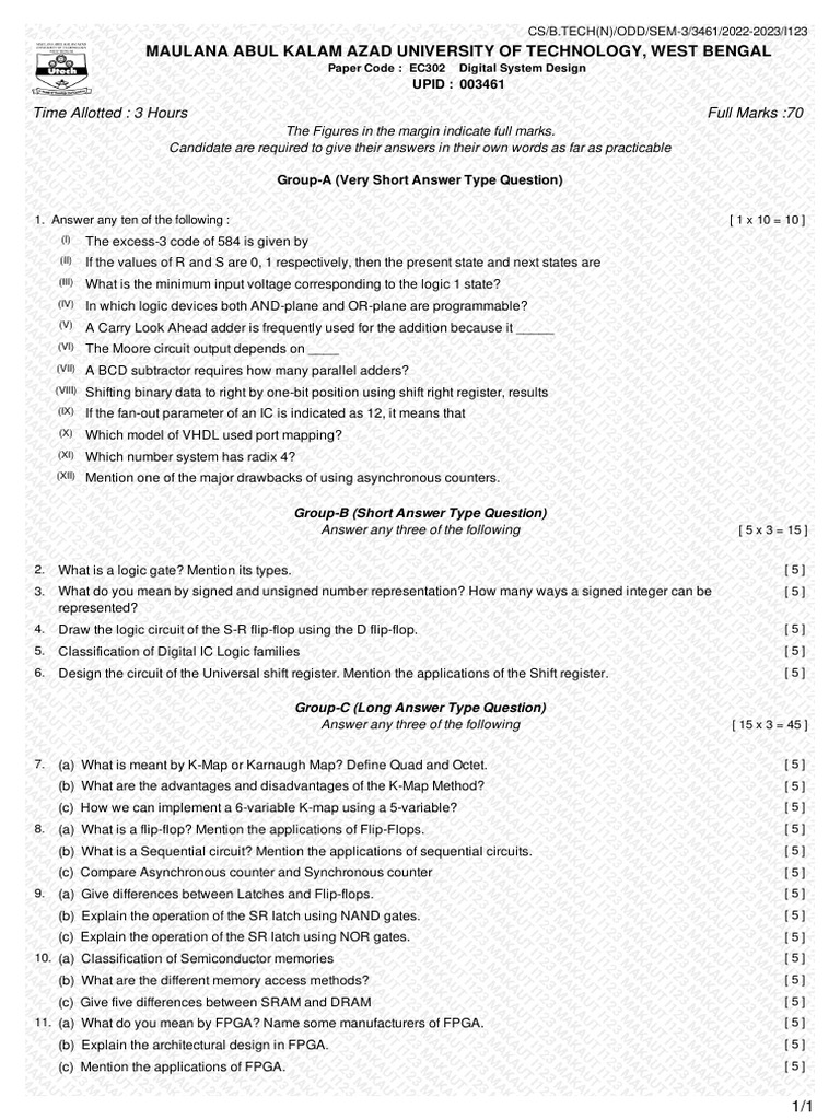 3461 | PDF | Logic Gate | Electrical Circuits