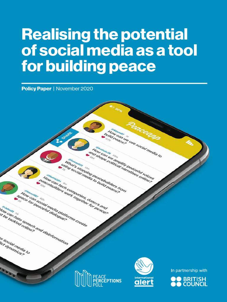 Social-Media-Peacebuilding-Tool-EN-2020 | PDF | Social Media | Popular Culture & Media Studies