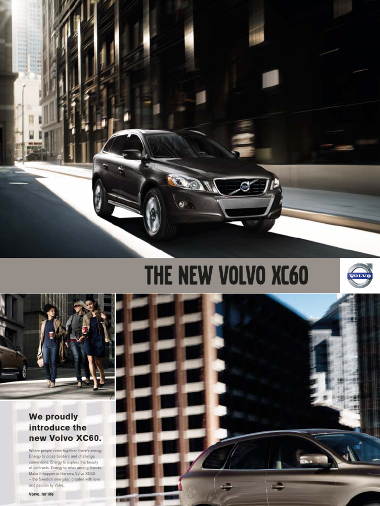 Volvo xc60 Brochure 2010 Us | PDF | Traffic Collision | Automotive Industry