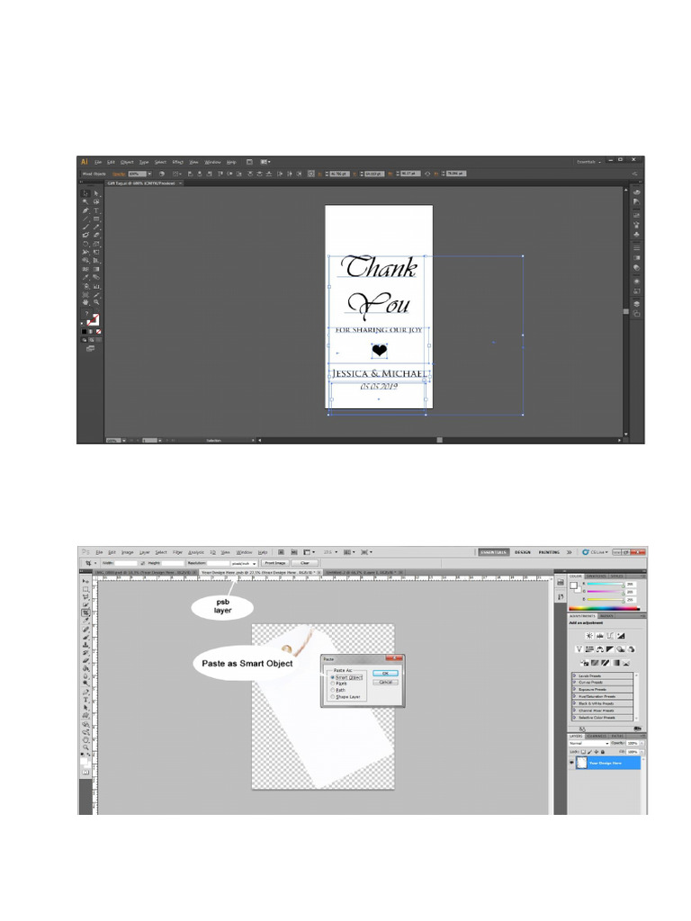 GT-How To Transfer Your Design From Adobe Illustrator To Adobe Photoshop | PDF