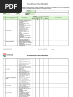 Vessel Inspection Checklist | PDF | Ships