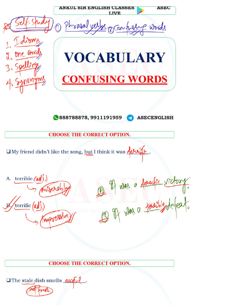 CONFUSING WORDS | PDF