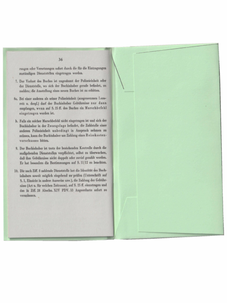 Eng - PL - Polizei Soldbuch Repro Unfilled 11209 - 4 | PDF