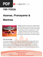 Comprehensive Yin Yoga Sequences Guide | PDF | Yin And Yang | Yoga