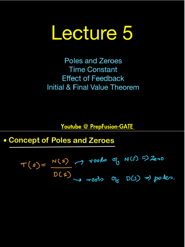 Lec 5 - Basics Of Control System.pdf | PDF