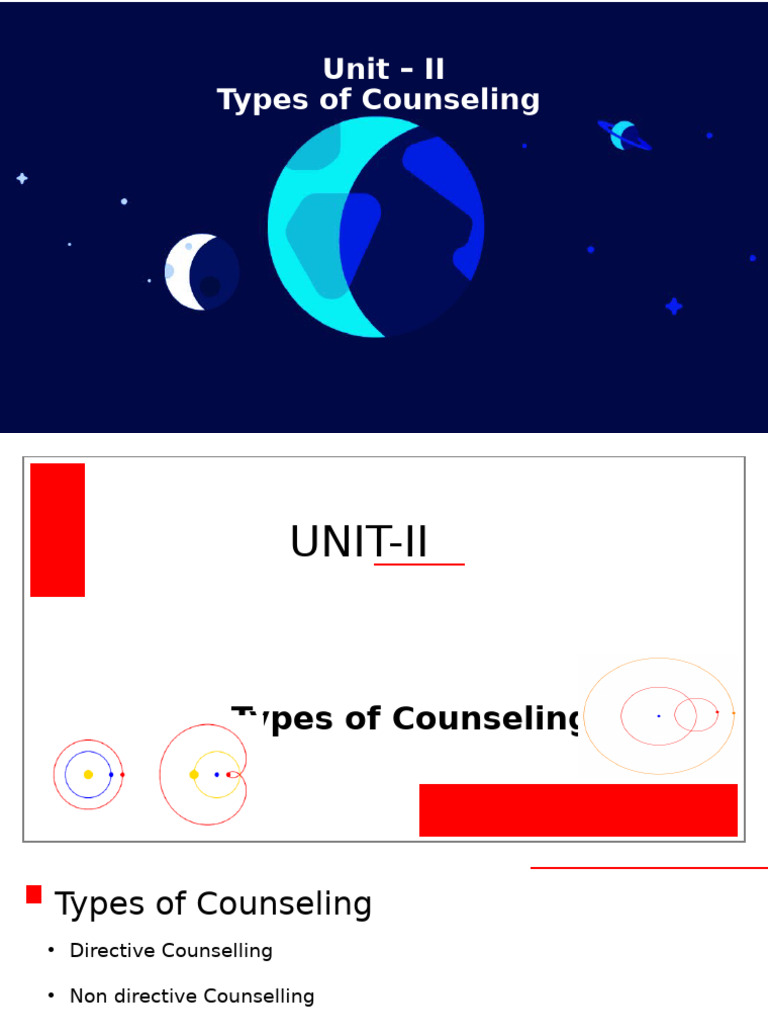 Types of Counseling Explained | PDF | Psychotherapy | Family Therapy