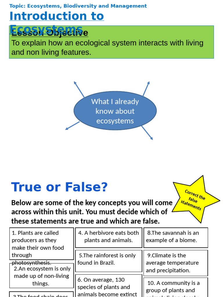 Ecosystems Introduction Pdf Ecosystem Plants